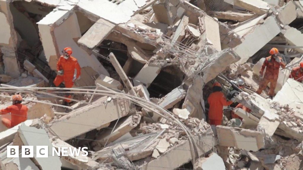 Brazil building collapse: Rescuers search for survivors