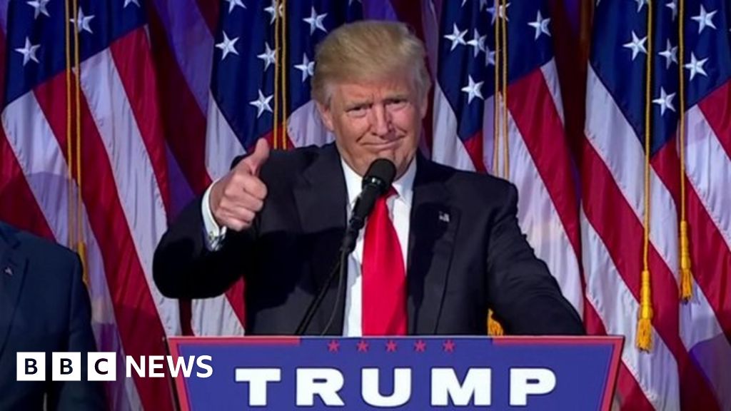 US election results 2016: 'I will be president for all Americans' - BBC ...