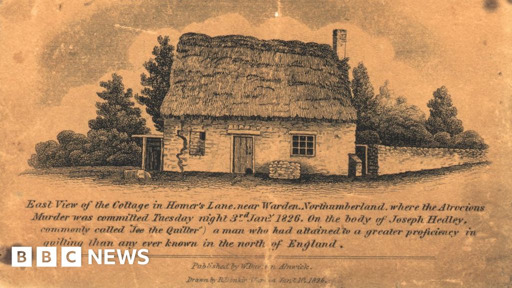 Northumberland cottage linked to 1826 murder rebuilt - BBC News