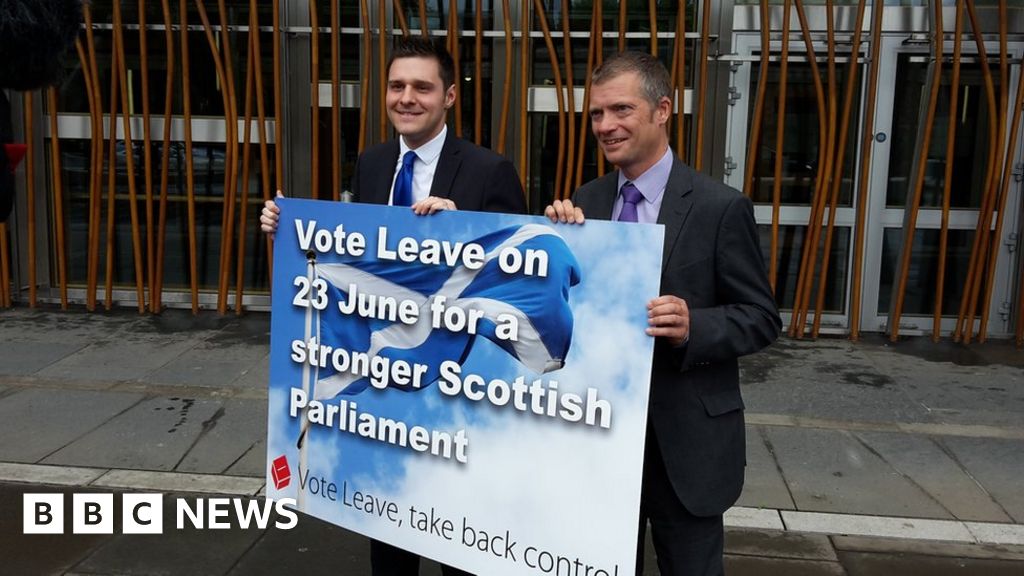 New Conservative MSPs join Scottish Vote Leave campaign - BBC News
