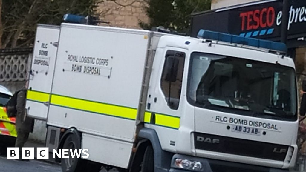 Suspected WW2 grenade found by Bath angler