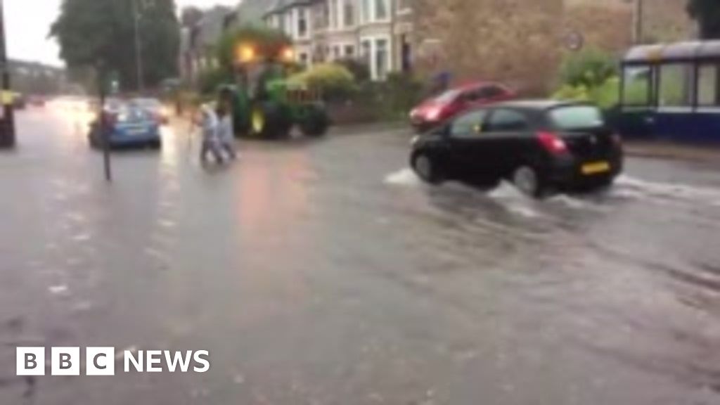 Lancashire flash floods hit homes and businesses - BBC News