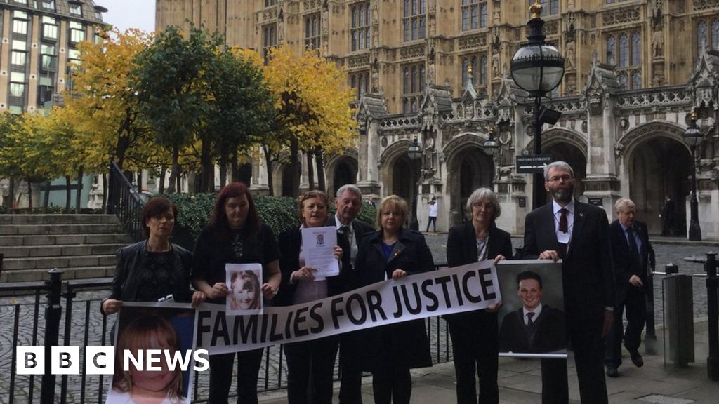 Irish families lobby Westminster MPs in justice campaign - BBC News