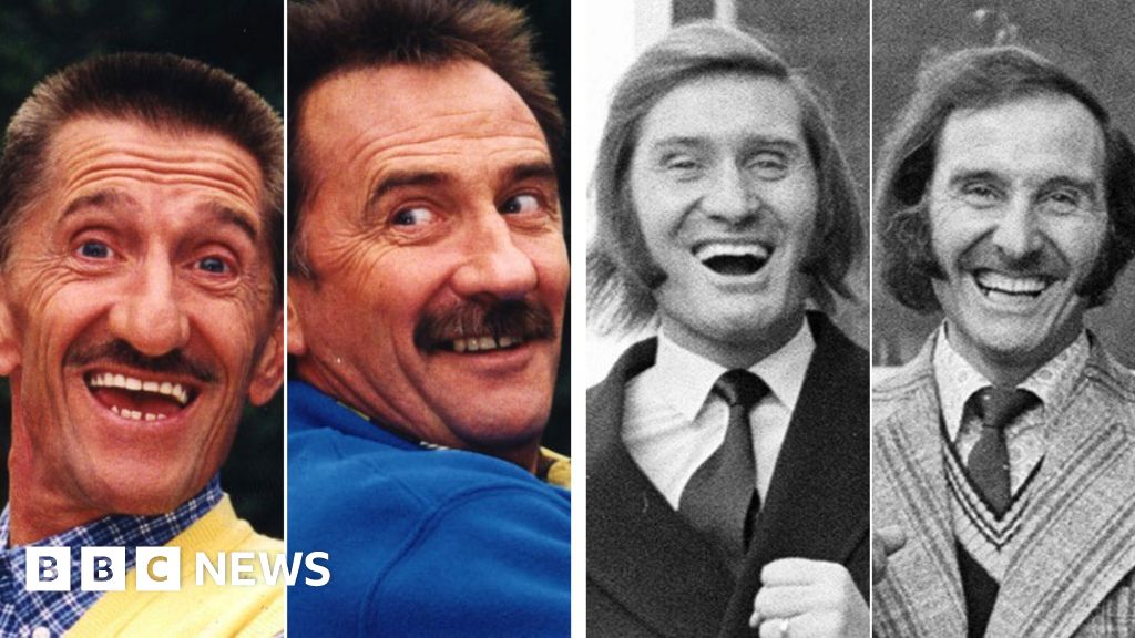 Chuckle Brothers' older brothers pay tribute to Barry Chuckle - BBC News