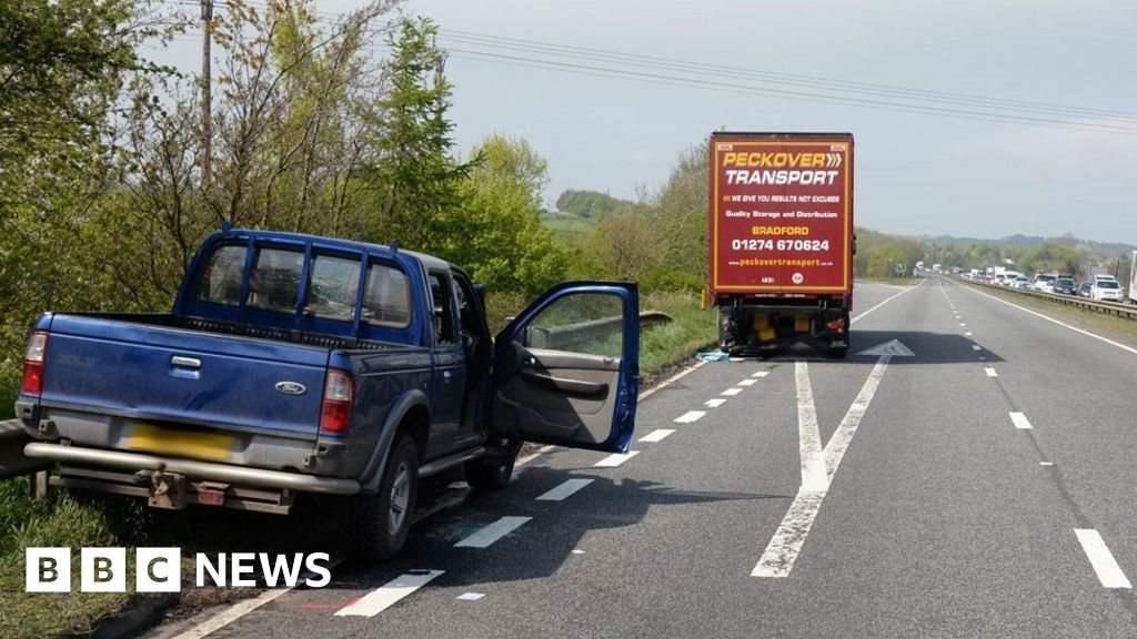 Thornaby man killed in crash with lorry on A19 - BBC News