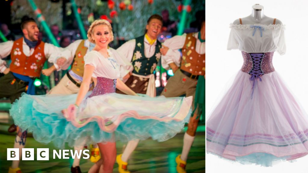 Strictly dresses go on display at Woburn Abbey exhibition - BBC News