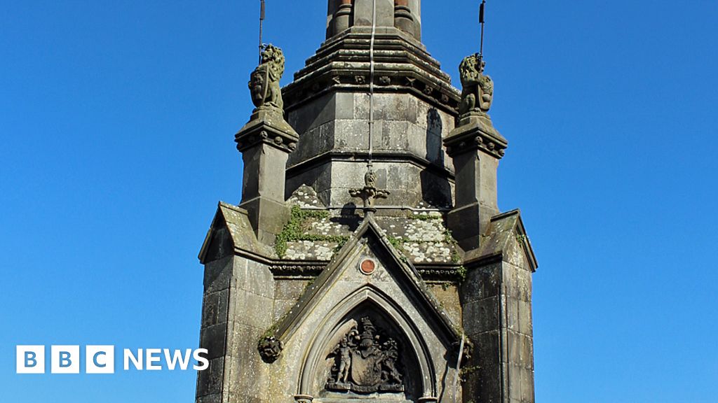 Earl of Galloway monument in Newton Stewart set for clean-up - BBC News