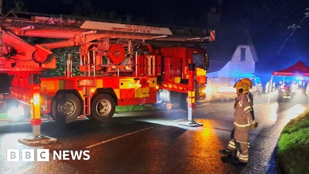Brighstone house fire forces residents from their homes
