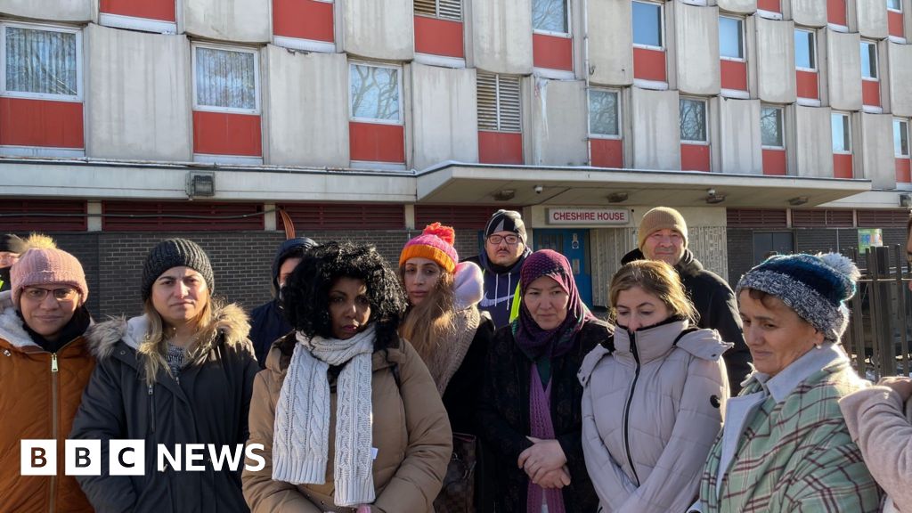 Enfield tower block residents describe 'hell' of no heating or hot ...