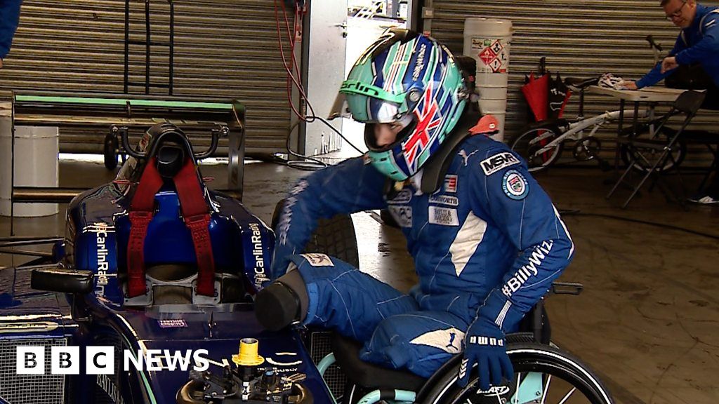 Billy Monger: Amputee racing driver back at Donington