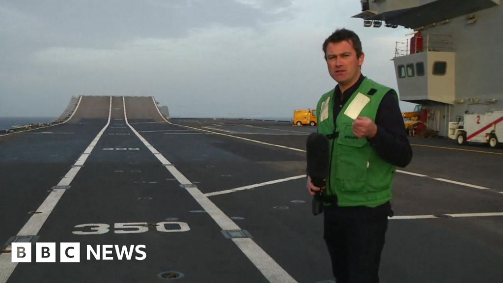 On board command ship searching for migrant smugglers - BBC News