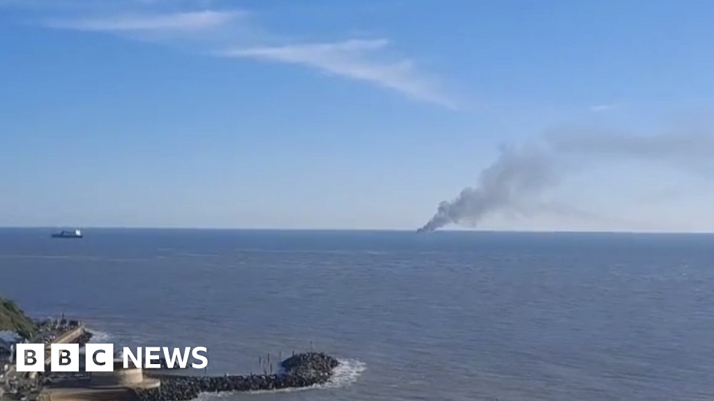 Two rescued from boat fire off Ventnor, Isle of Wight - BBC News
