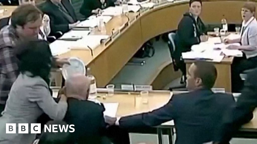 When Rupert Murdoch was attacked at MPs' hearing