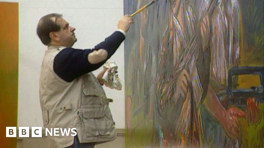 Tribute paid to artist Andrew Vicari - BBC News