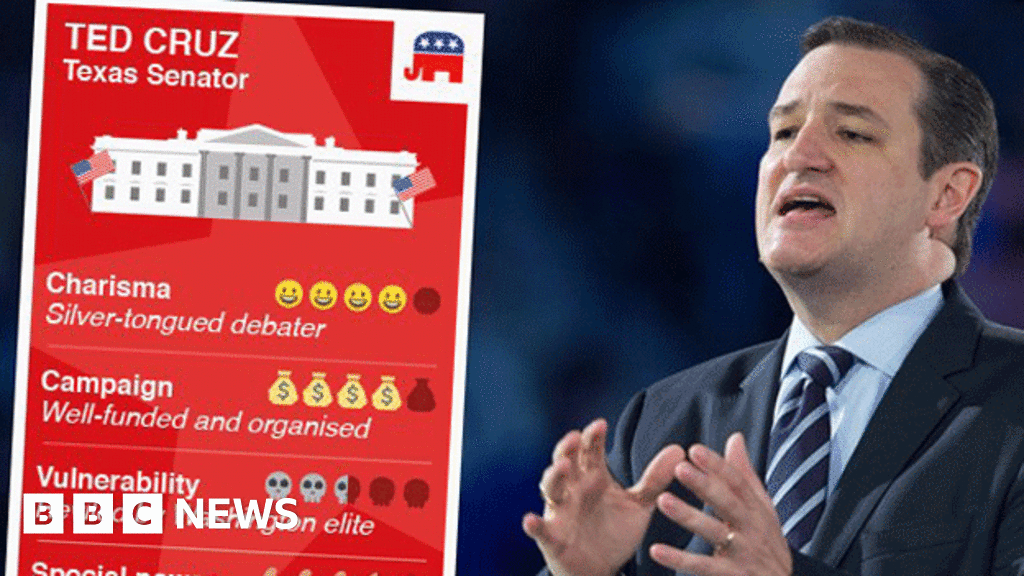 US election: The 11 cards that sum up the Republican race - BBC News