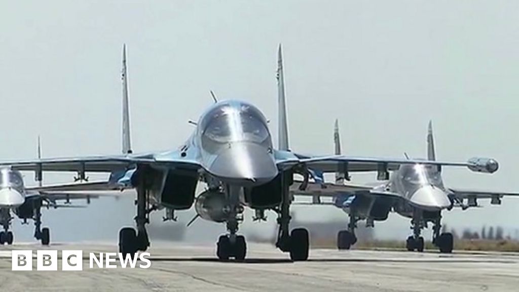 First Russian jets leave Syria after surprise pullout - BBC News