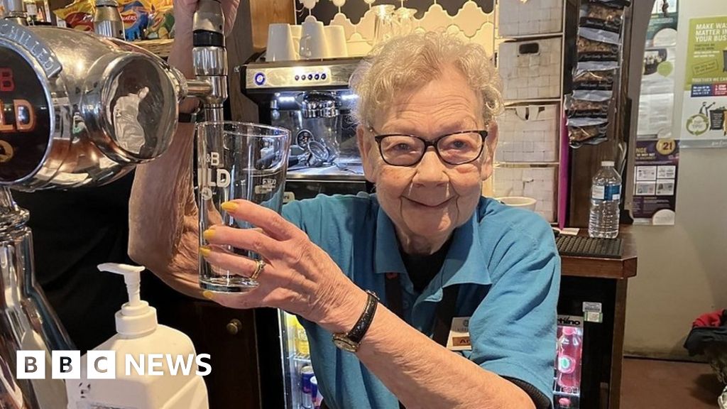 Birmingham barmaid, 82, plans to keep pulling pints