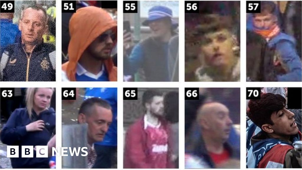 Police release Rangers fan disorder images