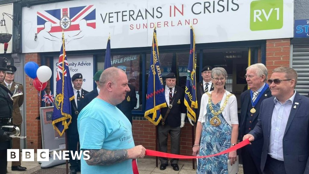 New Sunderland hub for armed forces veterans in crisis opens - BBC News