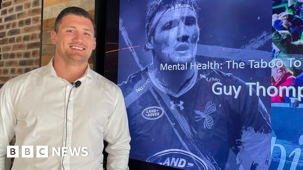 Former Jersey Reds player Guy Thompson on mental health - BBC News