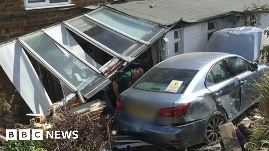 Kitchen wrecked as Rutland woman's home hit for 10th time - BBC News