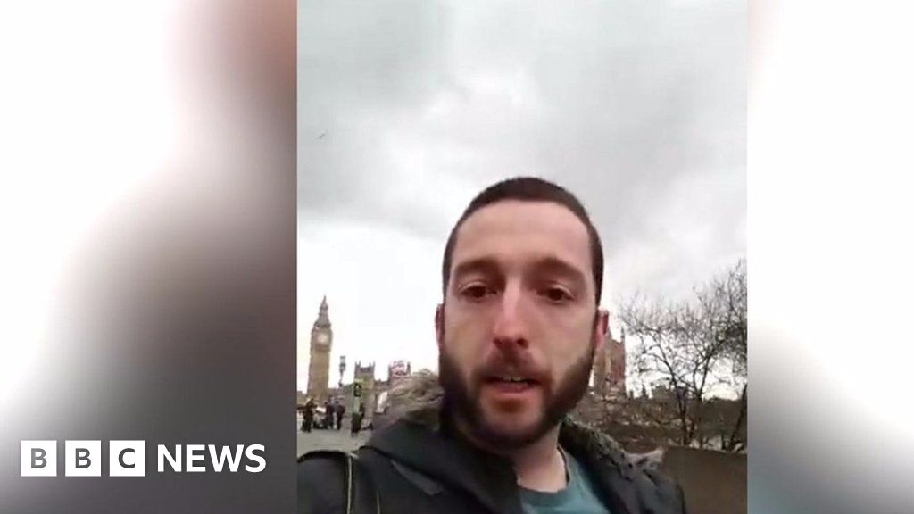 London attack: Eyewitness describes terror scene aftermath - BBC News