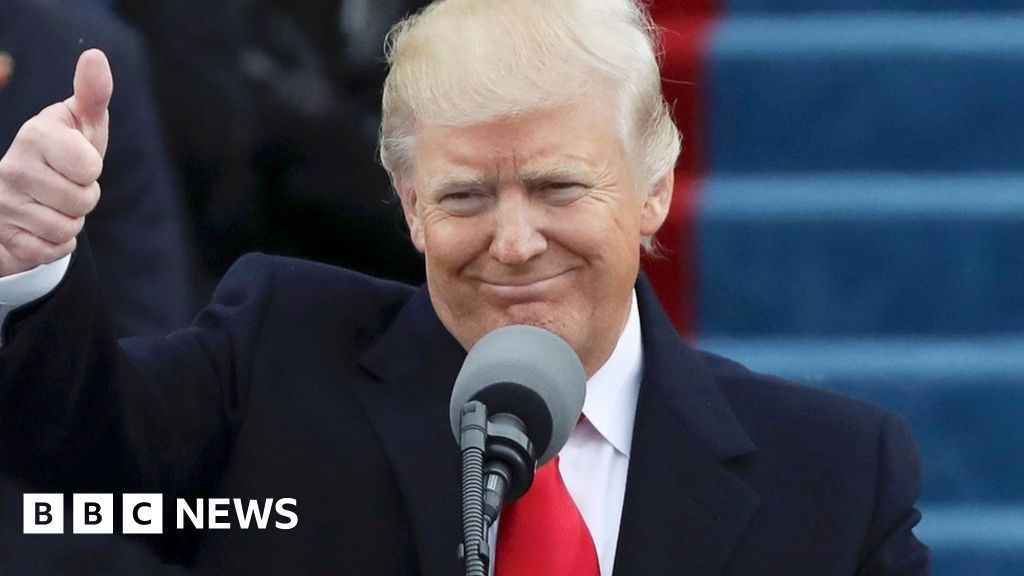 Trump's inauguration breaks live streaming records - BBC News