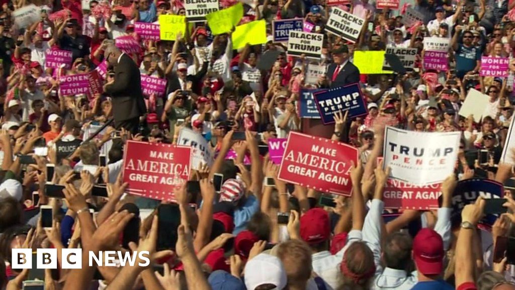 Trump's hectic campaign - and business - schedule - BBC News