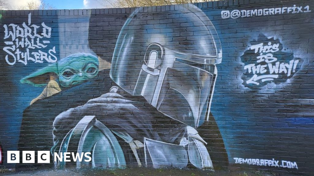 Star Wars Fans Praise New Mandalorian Mural