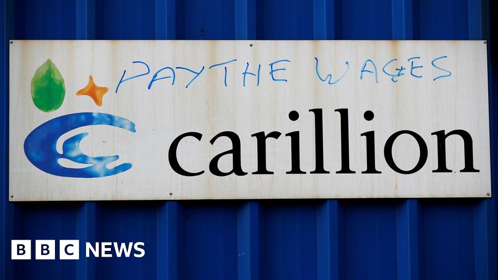 Carillion collapse: 'Sites are silent and virtually deserted' - BBC News