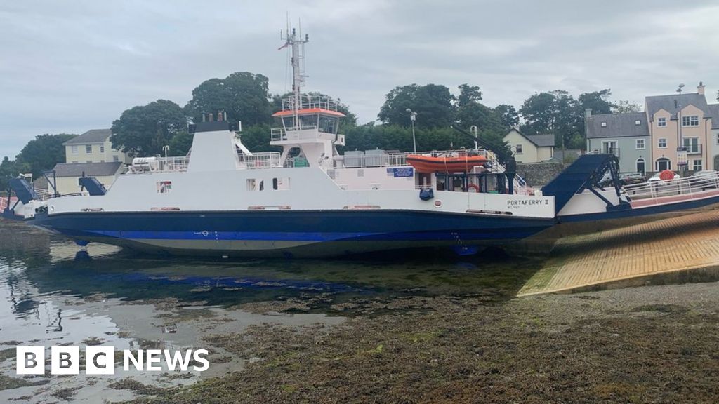 Strangford to Portaferry ferry service resumes - BBC News