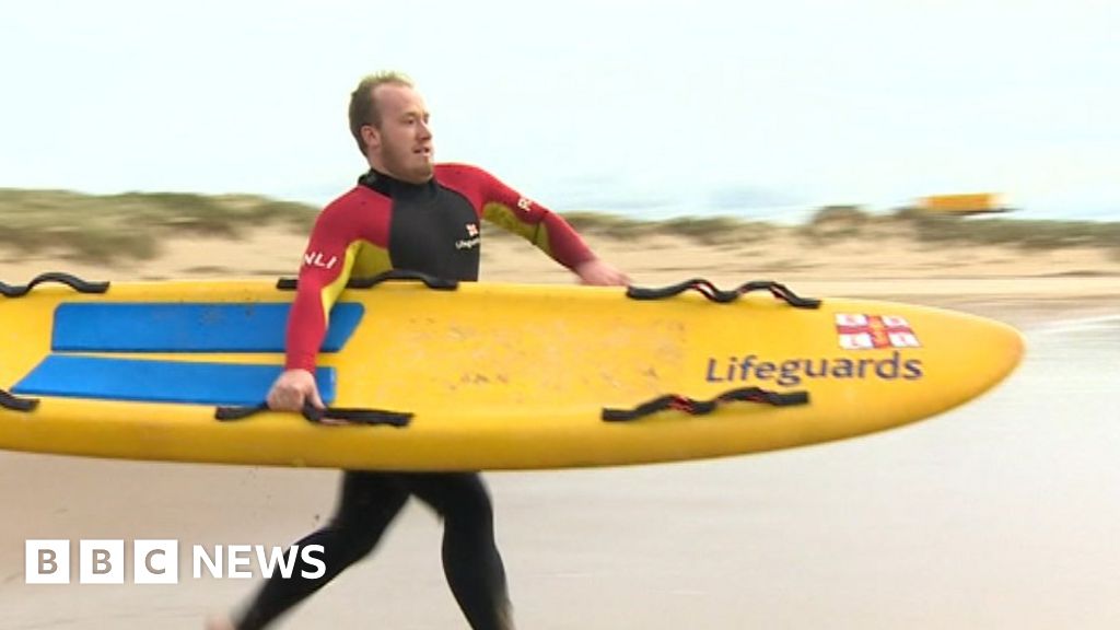 RNLI lifeguards return to beaches in Wales - BBC News