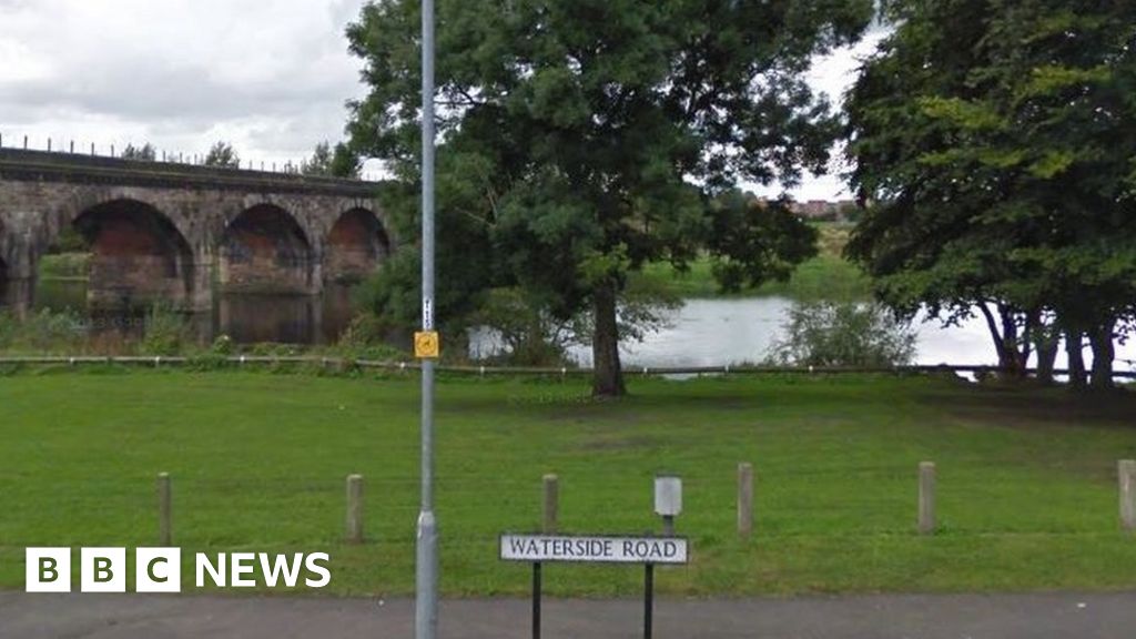 Man dies after jumping into Burton river to 'cool off' - BBC News