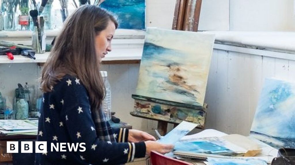 Fire-ravaged Krowji arts centre reopens to public - BBC News