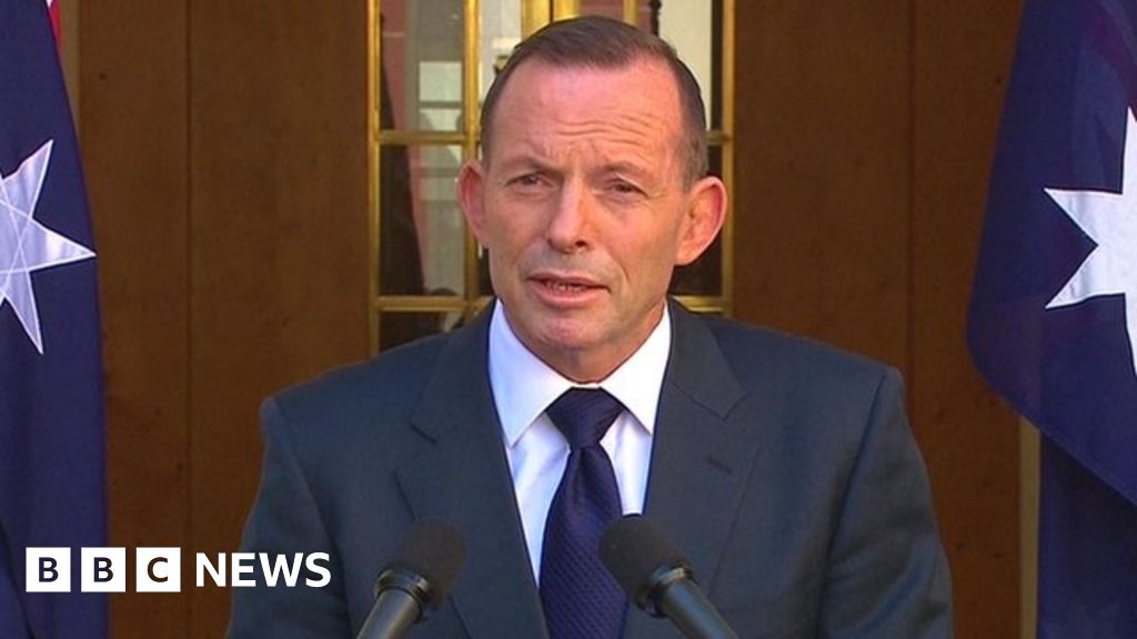 Australia's Tony Abbott: 'This is a tough day' - BBC News