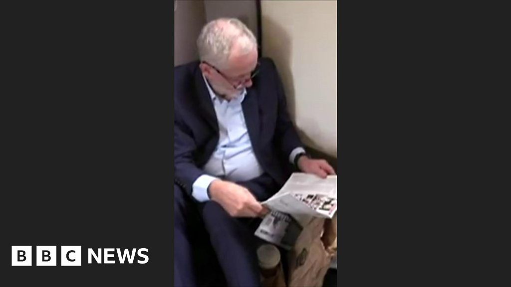 Remember when Corbyn sat on the floor? - BBC News