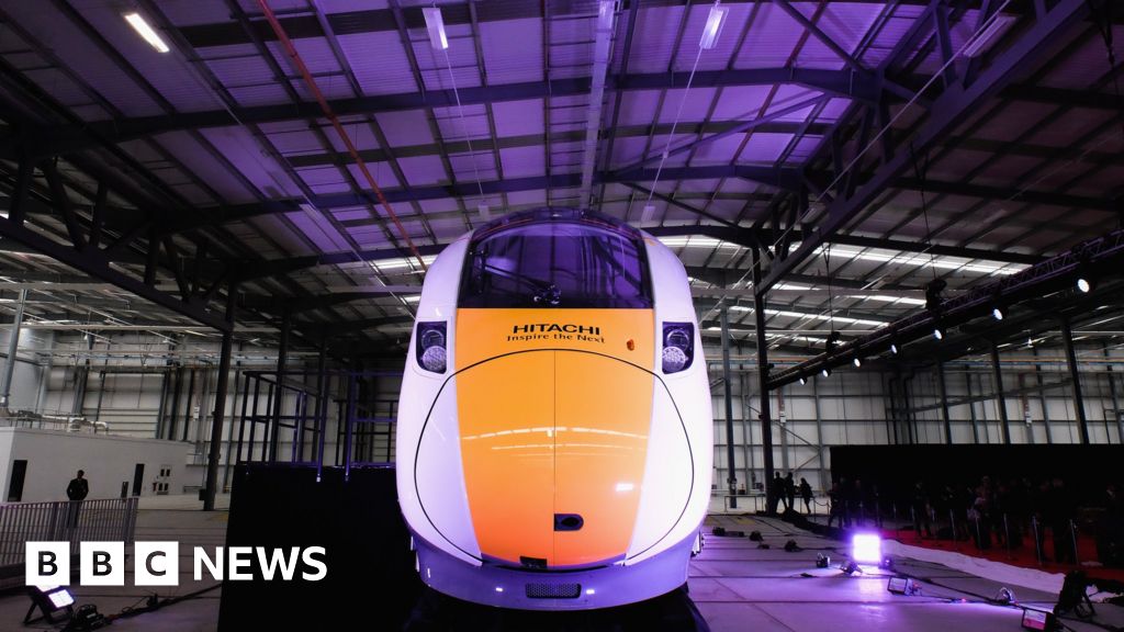 Newton Aycliffe's Hitachi train plant opens - BBC News