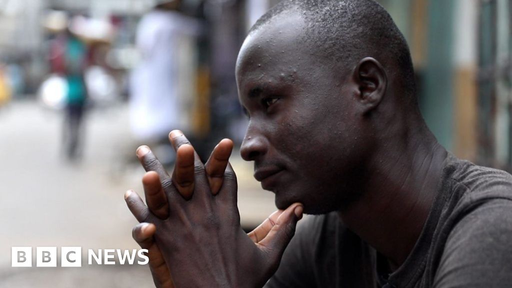 Homeless in Lagos: A day in the life of one of the uncounted - BBC News