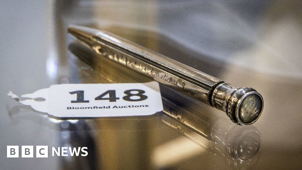 'Hitler's pencil' sells for fraction of estimate at Belfast auction ...