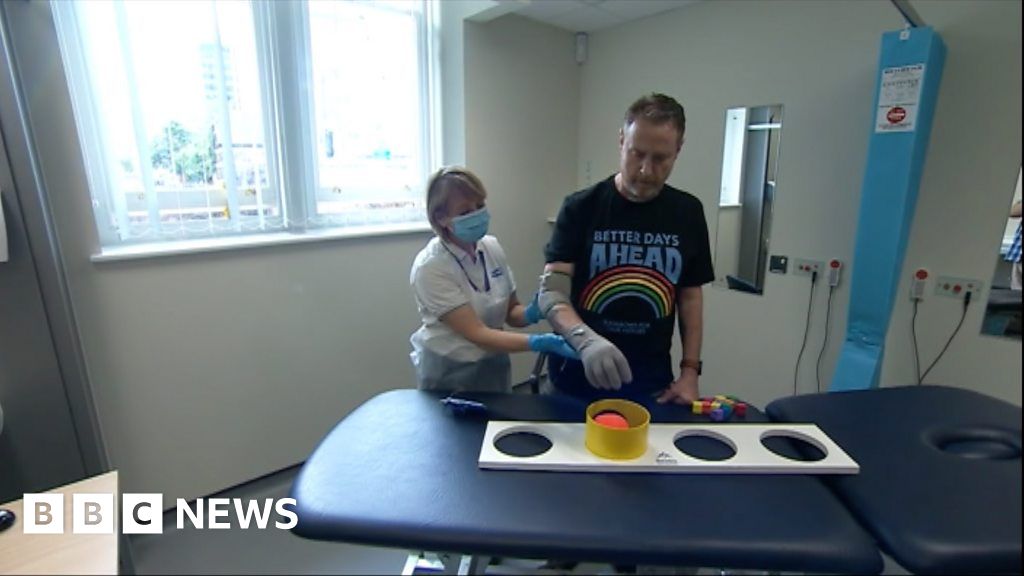 Geoff could hardly stand after catching Covid-19 and suffering a stroke ...