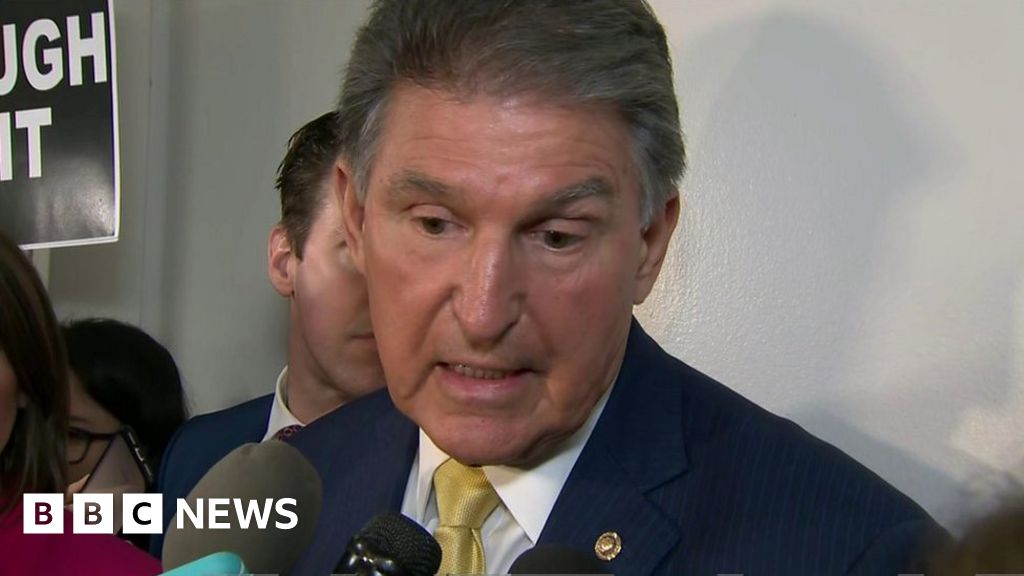 Protesters shout down Democratic senator - BBC News