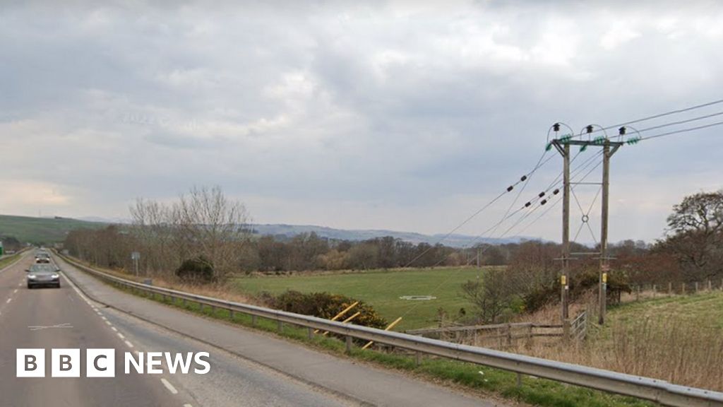 A835 near Maryburgh closed after report of pylon fire - BBC News