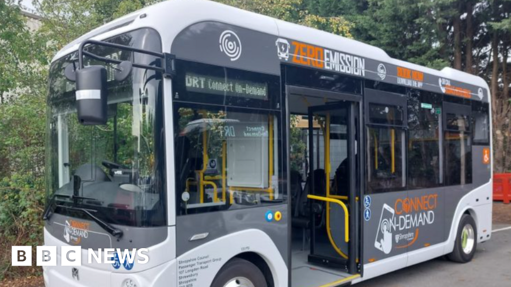 Shrewsbury on-demand bus service free during trial