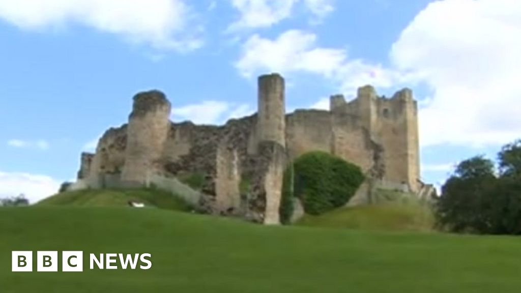 Conisbrough Castle's 12th Century basement explored - BBC News