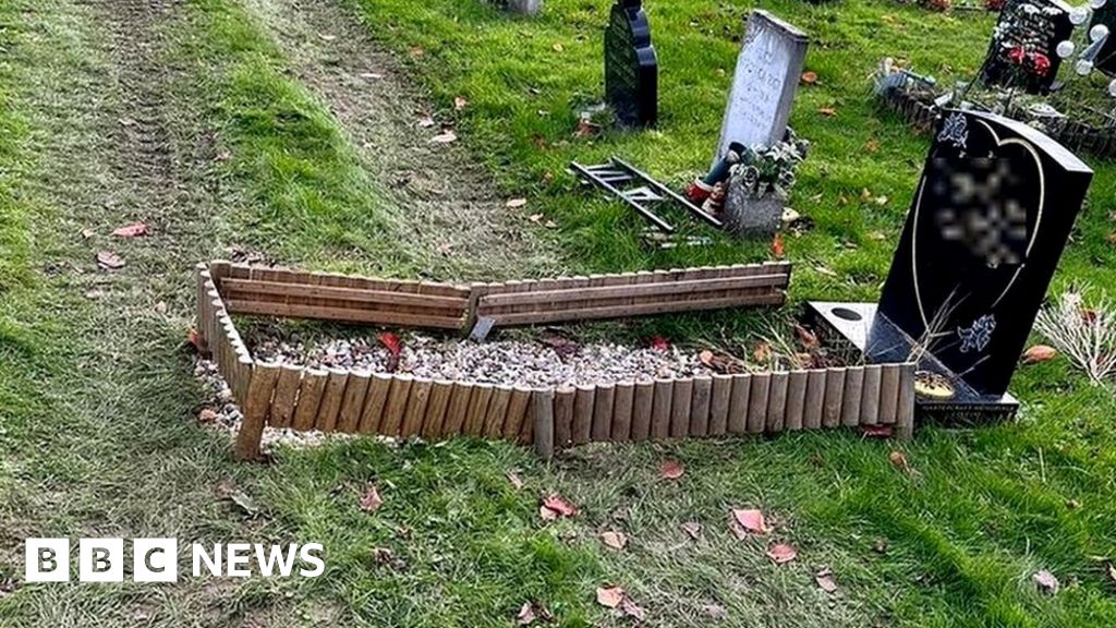 Gloucester cemetery diggers 'driving over graves'