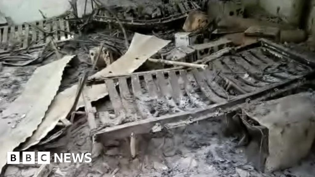 Exclusive footage from inside MSF hospital in Kunduz - BBC News
