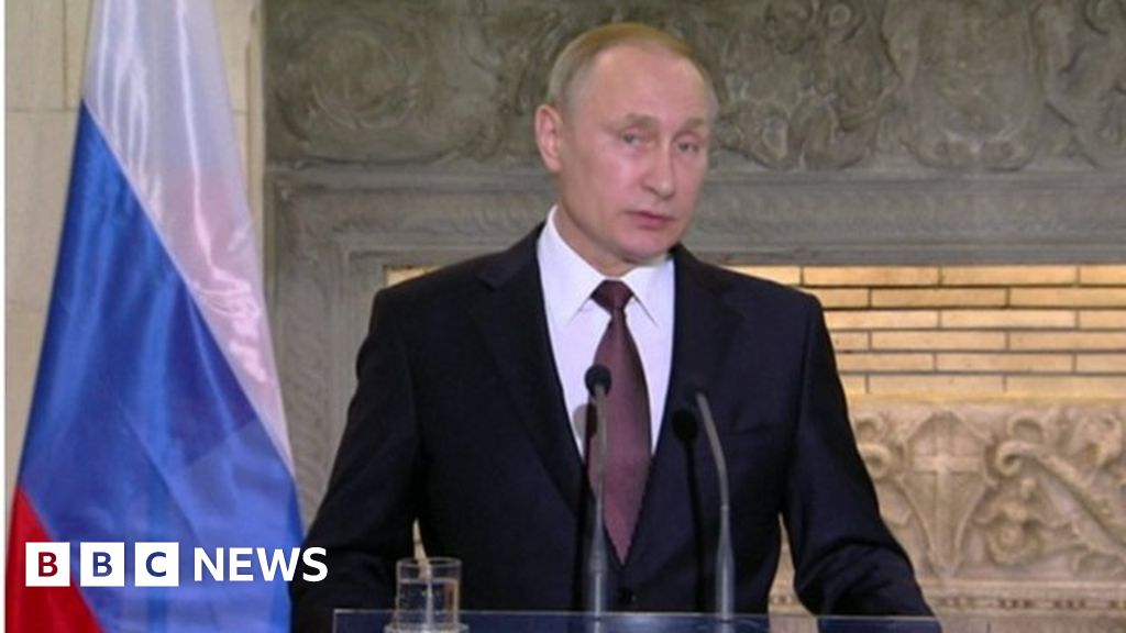 Putin: Russia will 'respond if we see rockets' - BBC News
