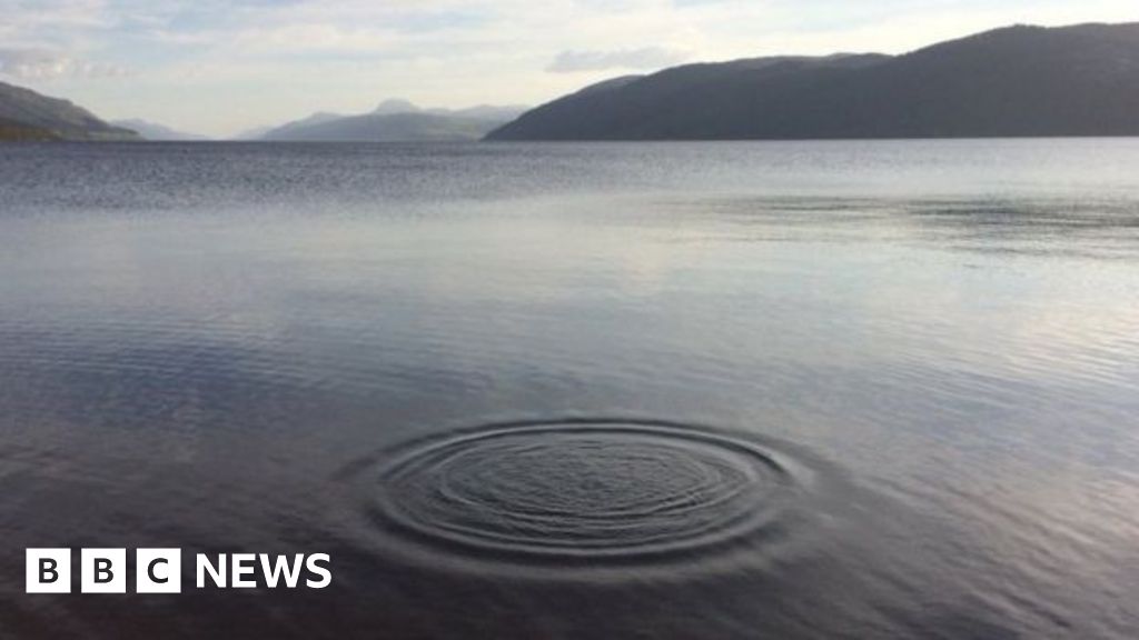'Majestic waves' deep beneath the surface of Loch Ness - BBC News