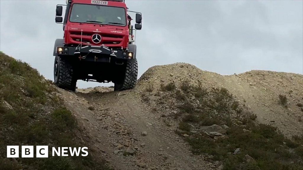 Cornwall's fire service trials off-road vehicle