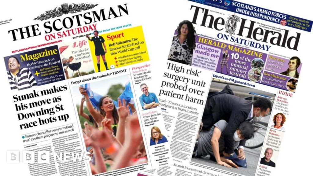 Scotland's papers: Tory leadership scramble and surgery death probes ...